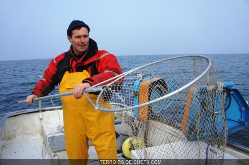 Portrait d'Eric Jacquier pêcheur de poissons de lac pour les grands chefs